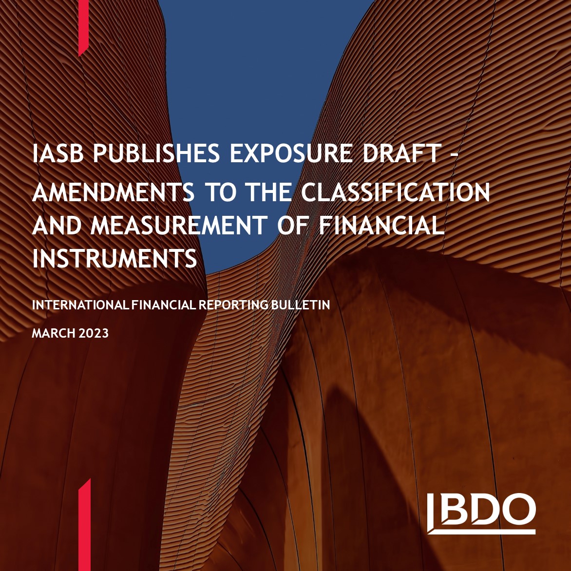 BDO releases International Financial reporting bulletin 2023/03 - BDO